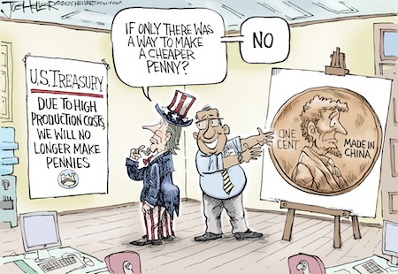 Editorial cartoon: Cheaper Penny | Blue Mountain Eagle