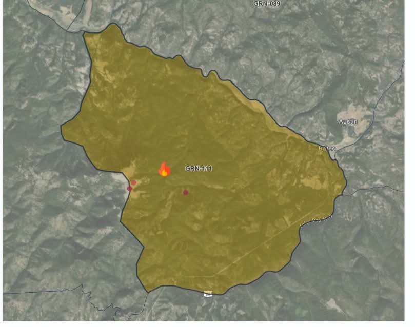 Bridge Fire swells to 150 acres in Grant County | Blue Mountain Eagle